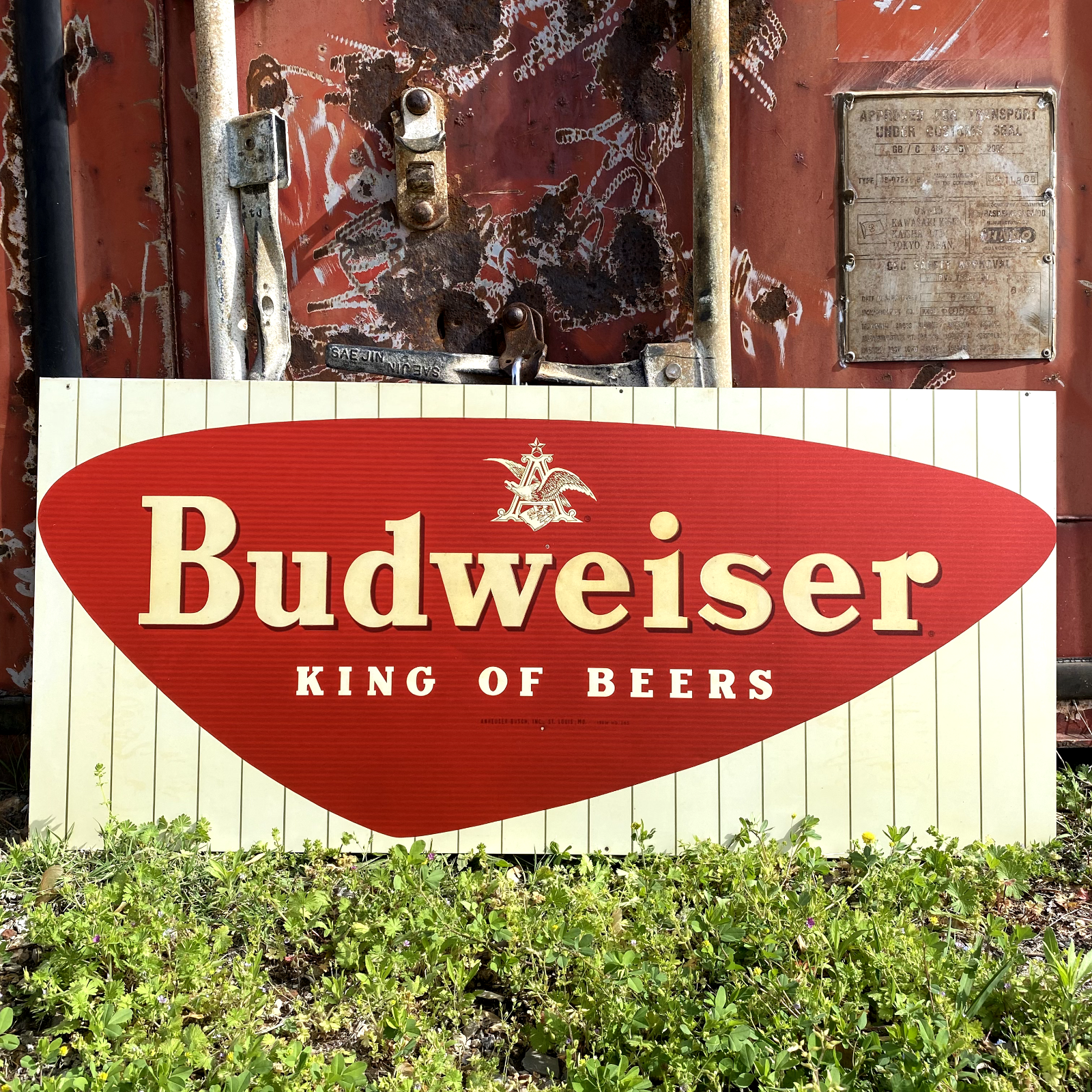 36in Budweiser King of Beers Vintage Style Repop Sign | eBay