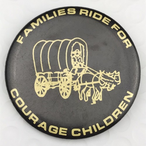 Camp Courage Wagon Train Vintage Pin Button Families Children | eBay