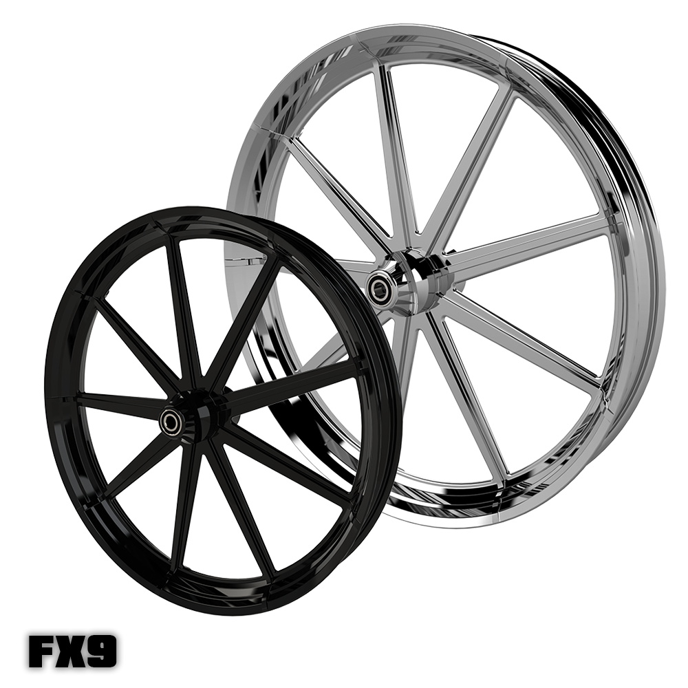 SMT Machining FX9, 21" x 3.25" chrome custom motorcycle wheel rim | eBay