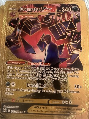 Eternatus 💥 Gold Foil Fan Art /Display Card NM | eBay