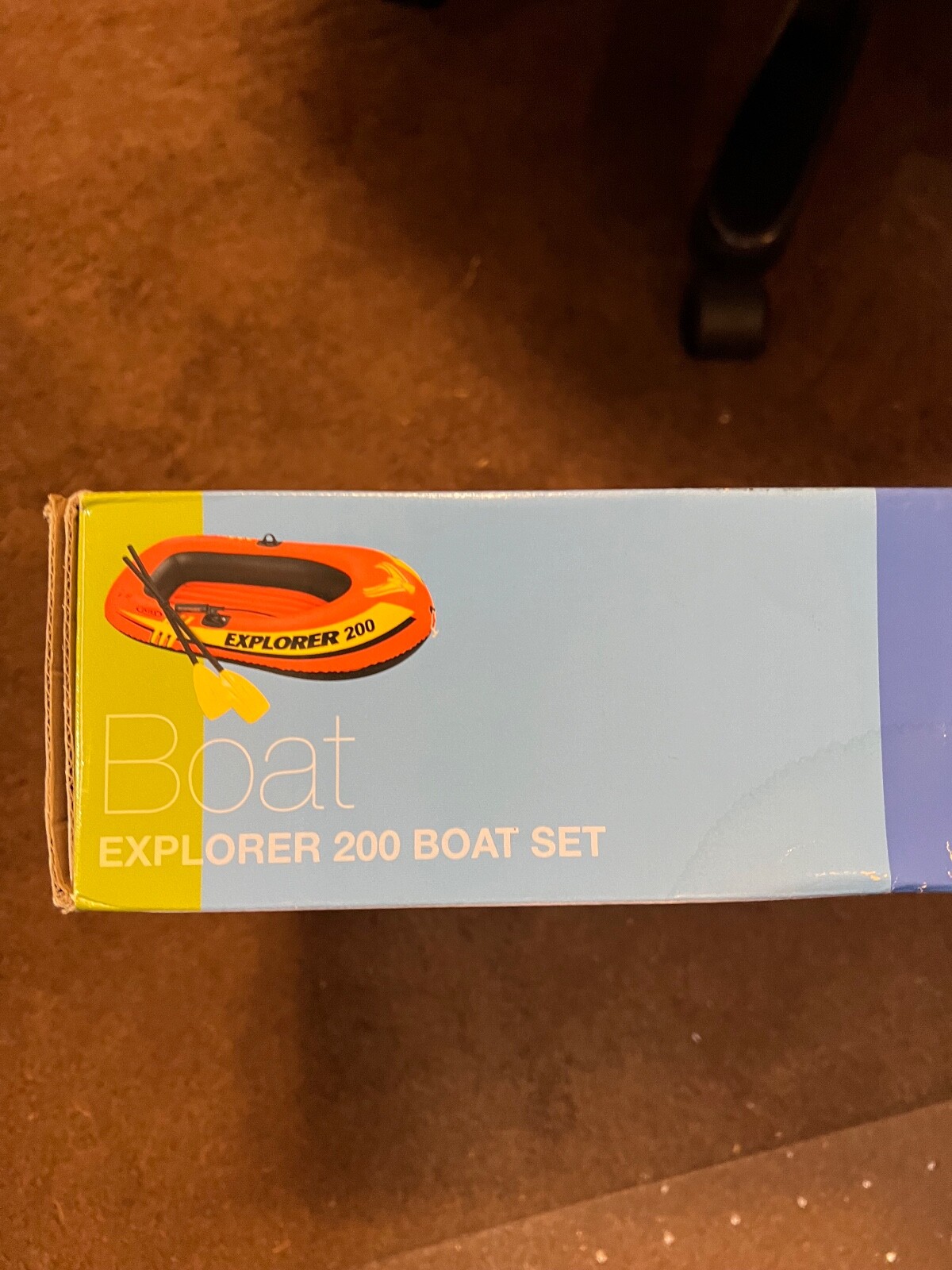 Intex Explorer 200 Boat Set 73" " " Inflatable Raft 58331 W/2 Oars ...