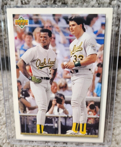 1992 Upper Deck - #640 Rickey Henderson, Jose Canseco | eBay