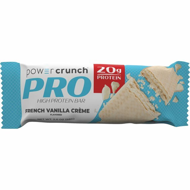 Power Crunch Pro French Vanilla Creme Light Protein Energy Bar 4 Count ...