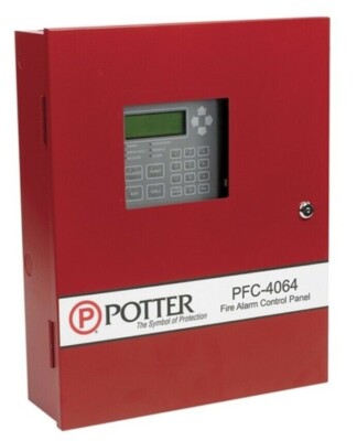 POTTER AFC 4064 FIRE ALARM PANEL 6 ZONE EXPANDABLE | eBay