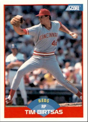 1989 Score Baseball Card Tim Birtsas Cincinnati Reds #454 | eBay