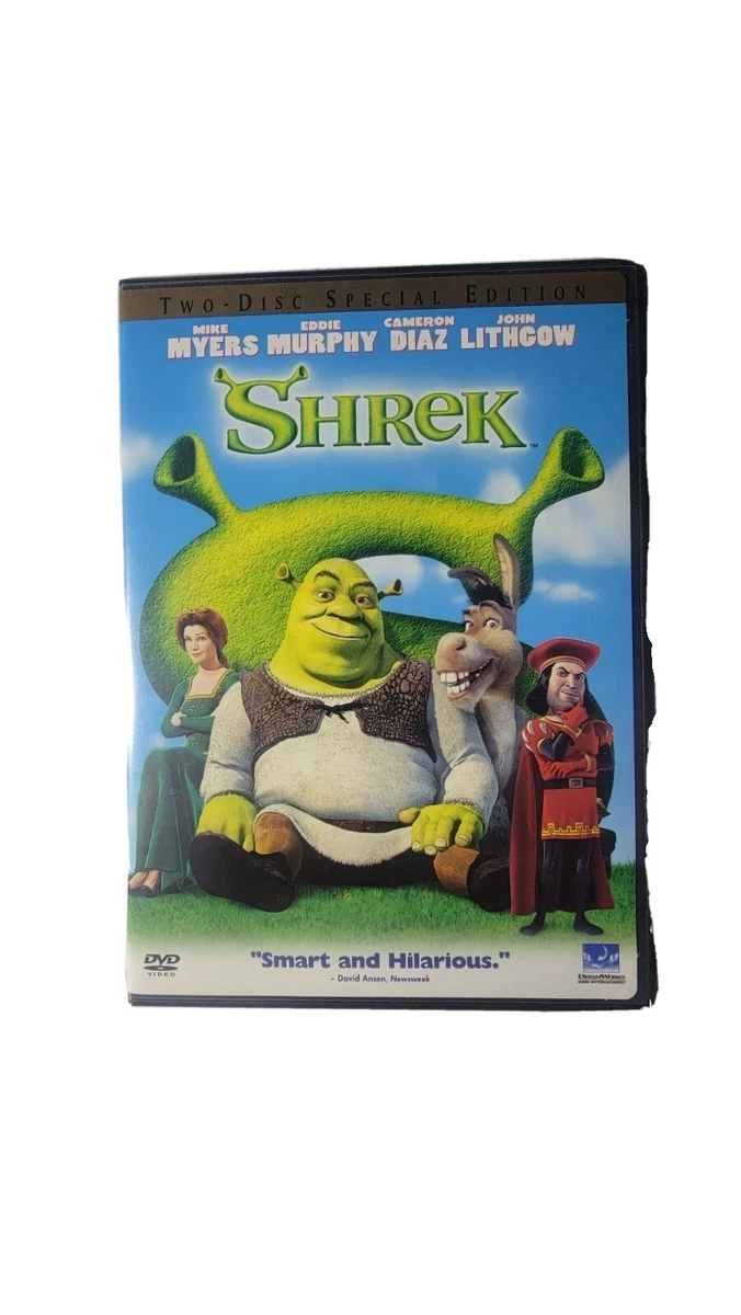 Portada Del Dvd De Shrek 2001
