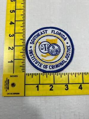 Southeast Florida Institute of Criminal Justice Patch police | eBay