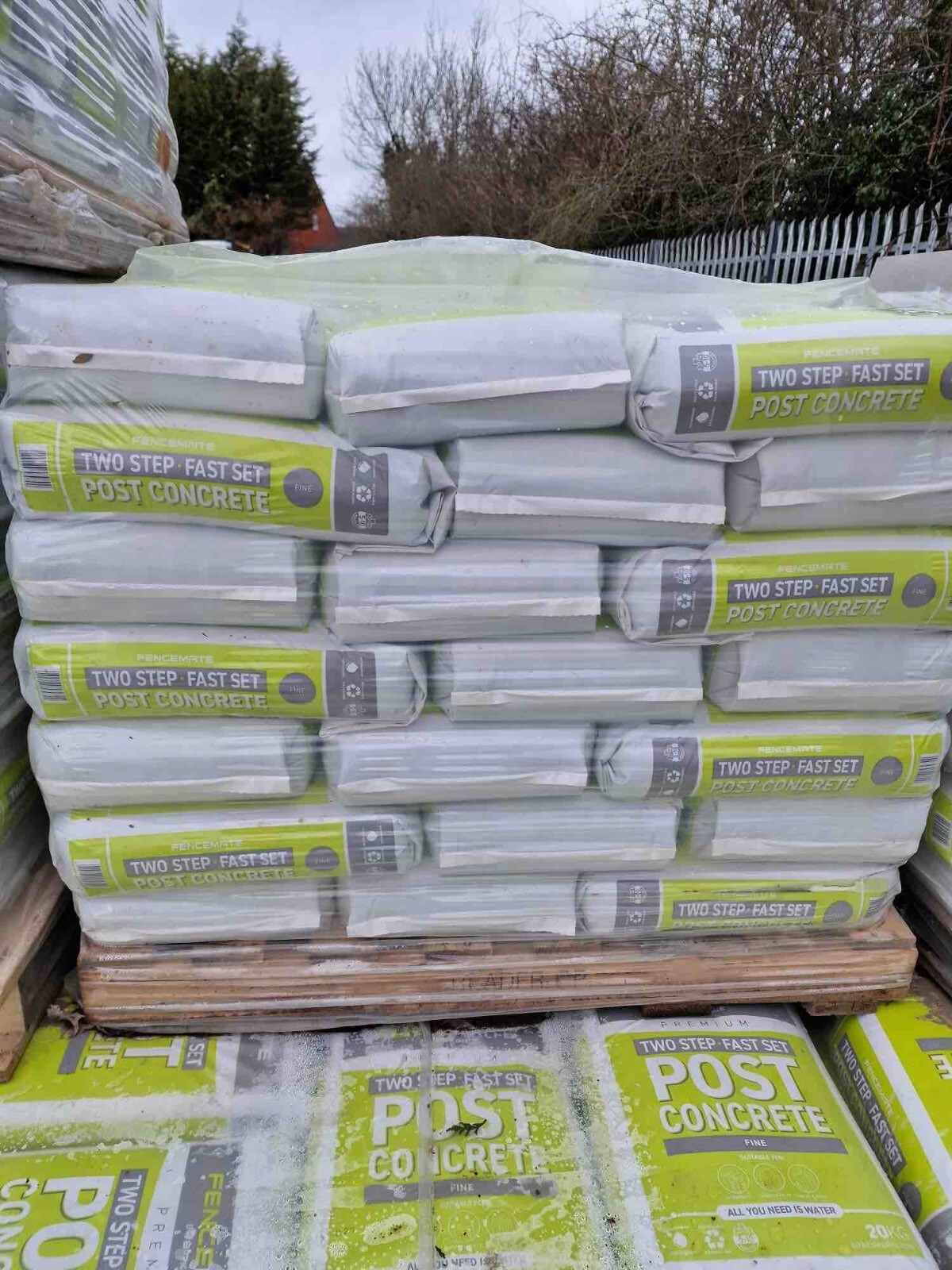 Fence Post Concrete - Rapid Set Postcrete 20kg Bags FP-ECOFIX ...