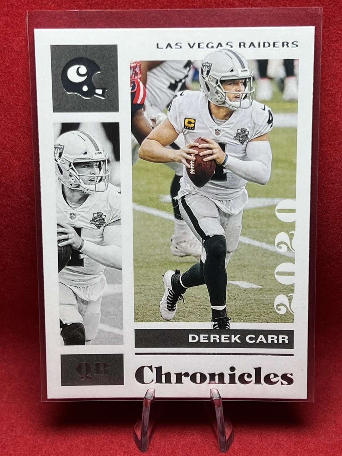 2020 Panini Chronicles Football **Derek Carr** Card No. 50 - Las Vegas ...