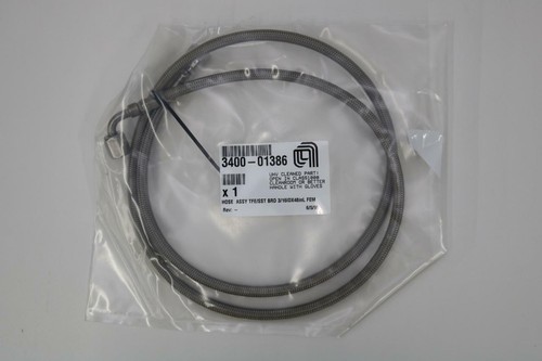 AMAT Applied Materials 3400-01386 Hose Assy TFE/SSt BRD 3/16ID x 48in L ...