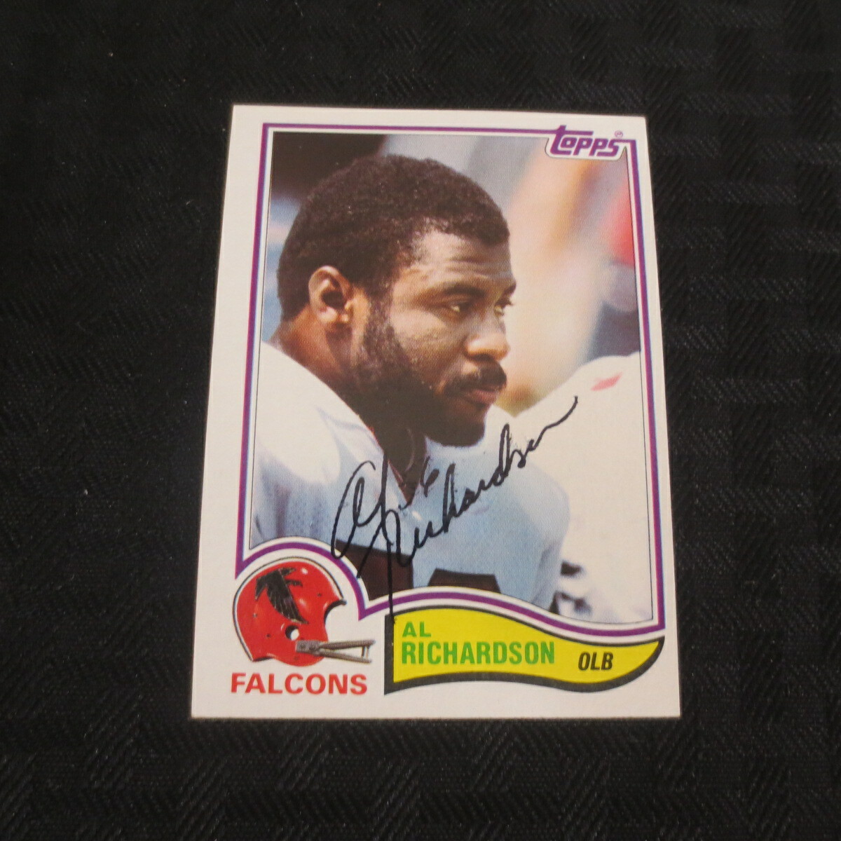 1982 Topps #289 Al Richardson Atlanta Falcons Autograph #2 | eBay