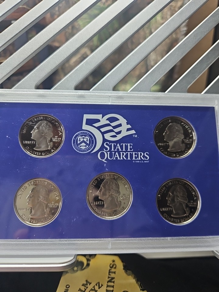 2005 UNITED STATES MINT 50 STATE QUARTERS PROOF 5 coin set. | eBay
