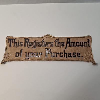 NCR Register Top Sign Reproduction ( 14 3/4) | eBay