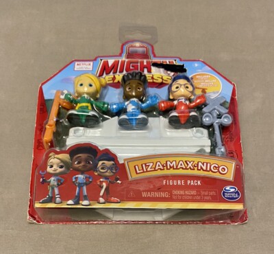 MIGHTY EXPRESS Figures LIZA MAX NICO Netflix 3 FIGURE PACK Brand New ...