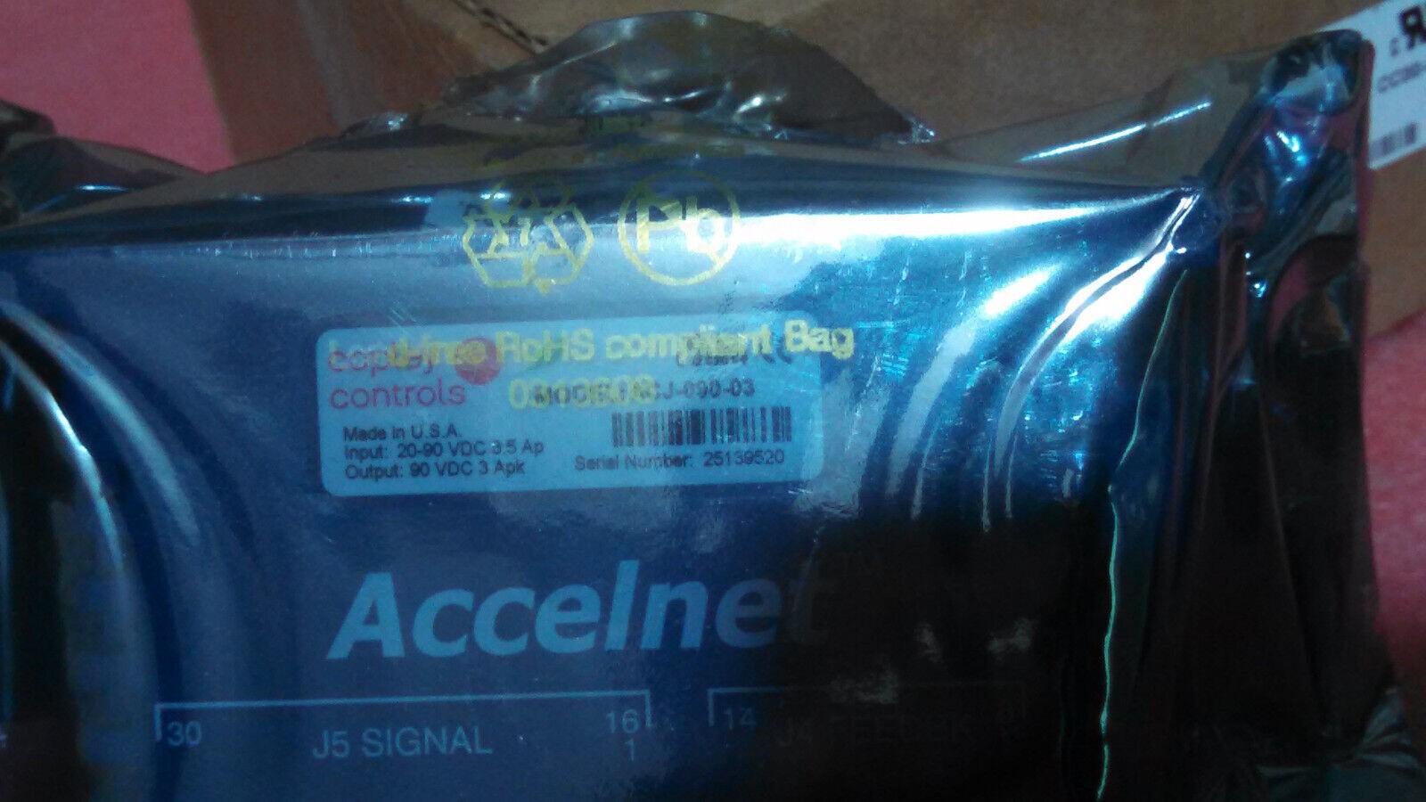 Copley CC00 ACJ-090-03 Servo Drive 90VDC 3A Controller Transducer ...