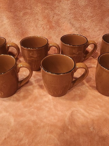 Bass Pro Shop Moose Mug Set Of 7 Brown With Black Coffee Tea Cups ...