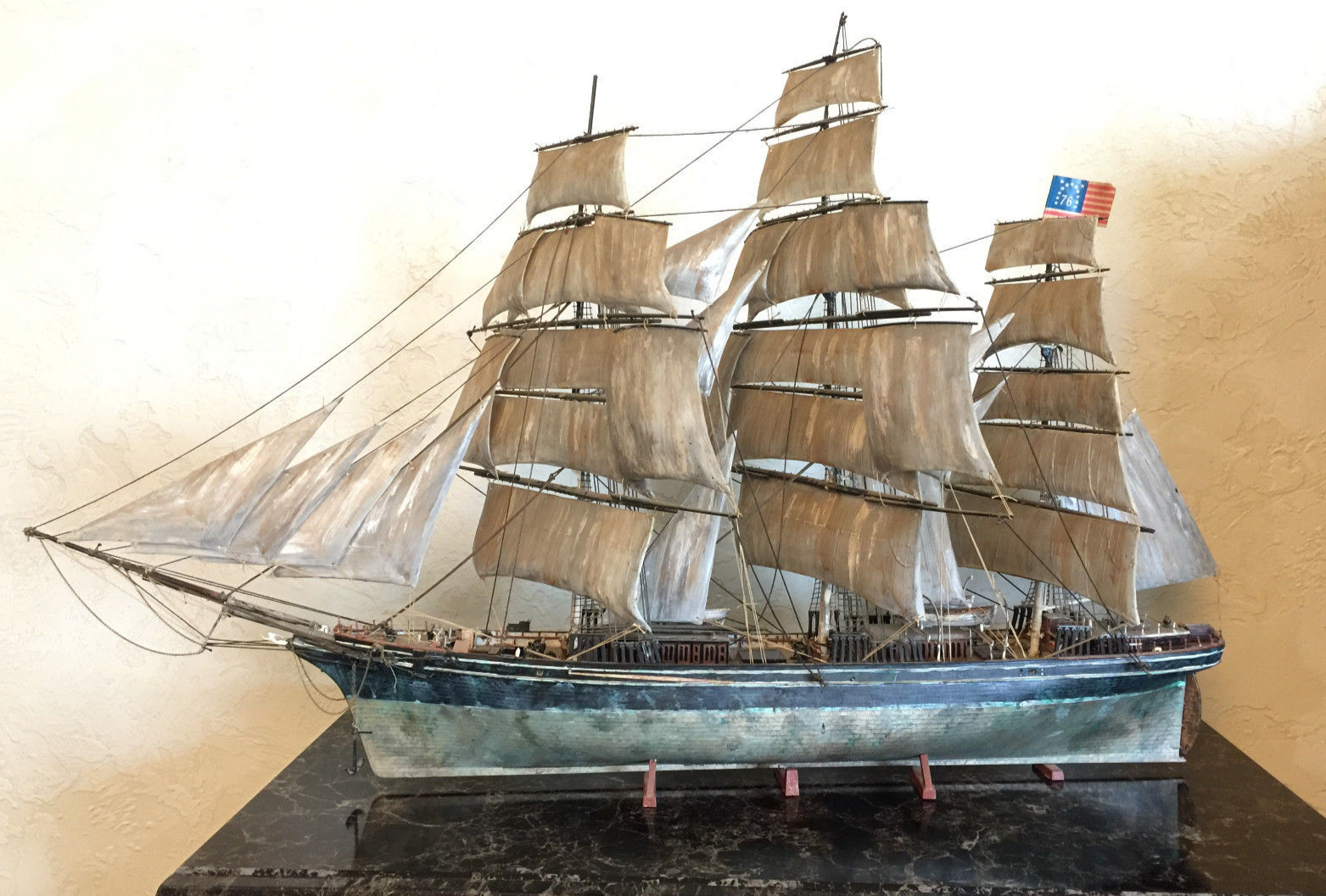 Vintage Model Ship (with Realistic Rustic Look) | eBay