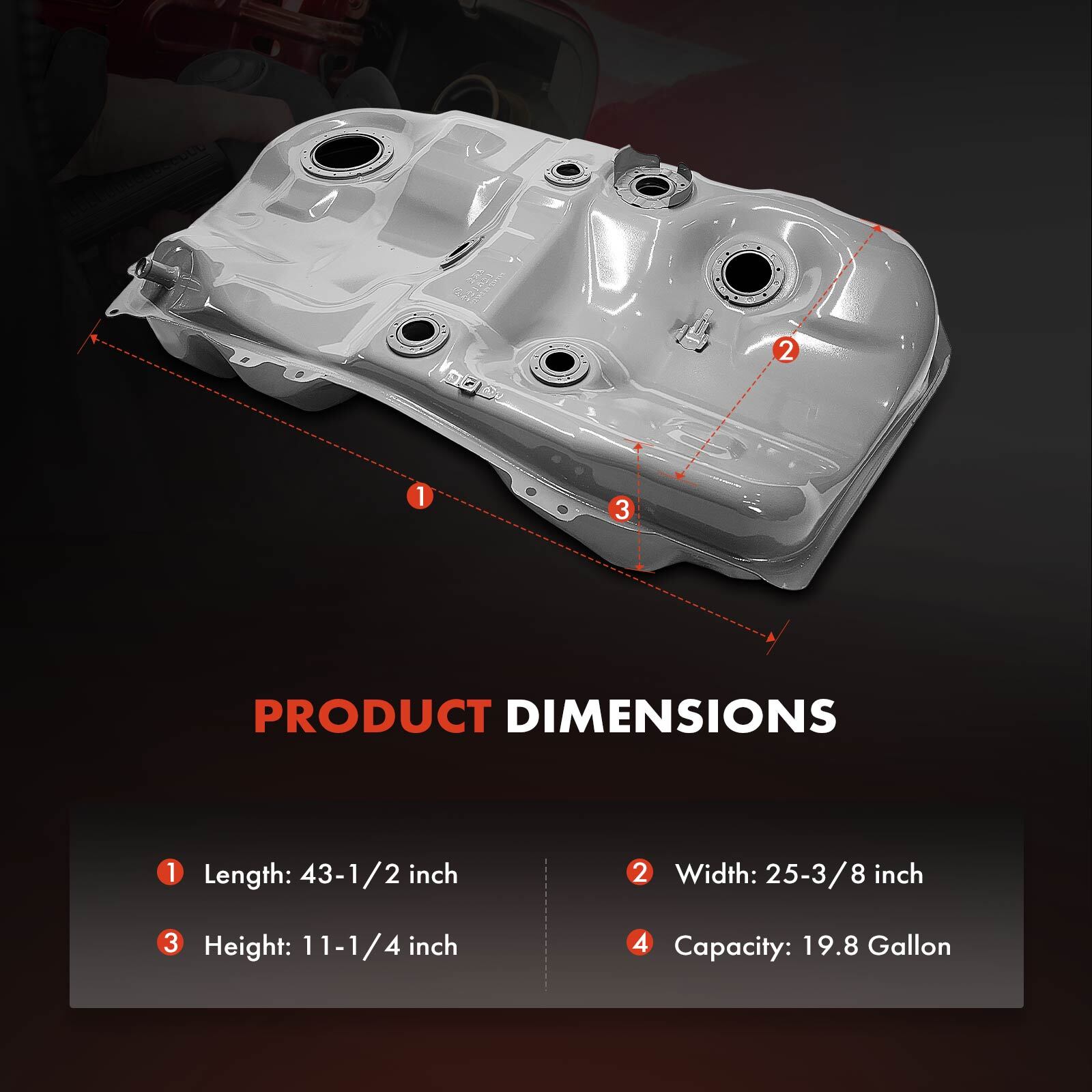New 19.8 Gallons Fuel Tank for Lexus RX300 Toyota Highlander 2001-2003 ...