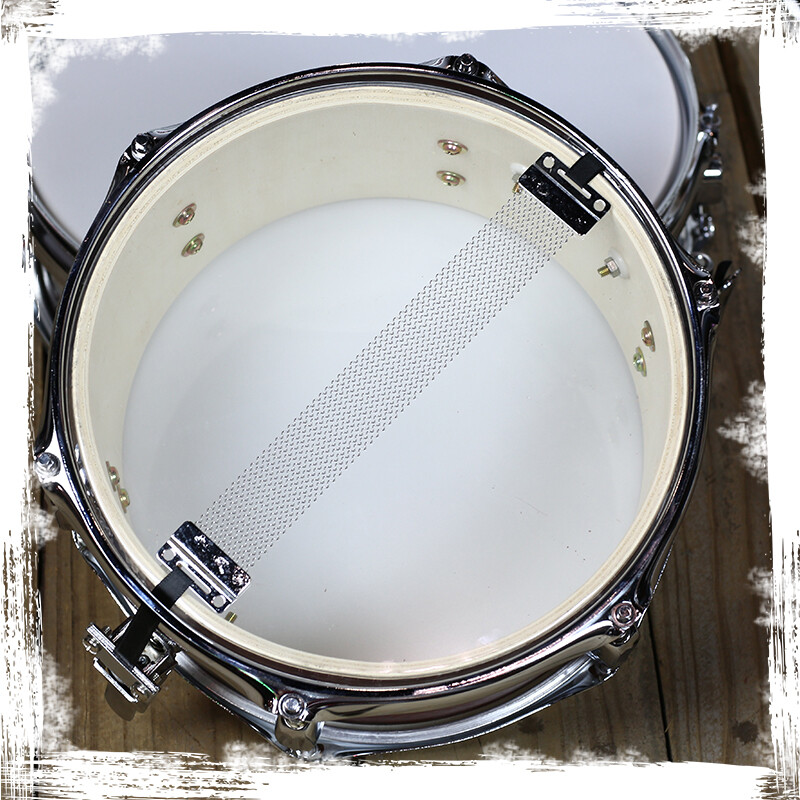 GRIFFIN Firecracker Snare Drum - Popcorn 10x6 Poplar Wood Shell ...