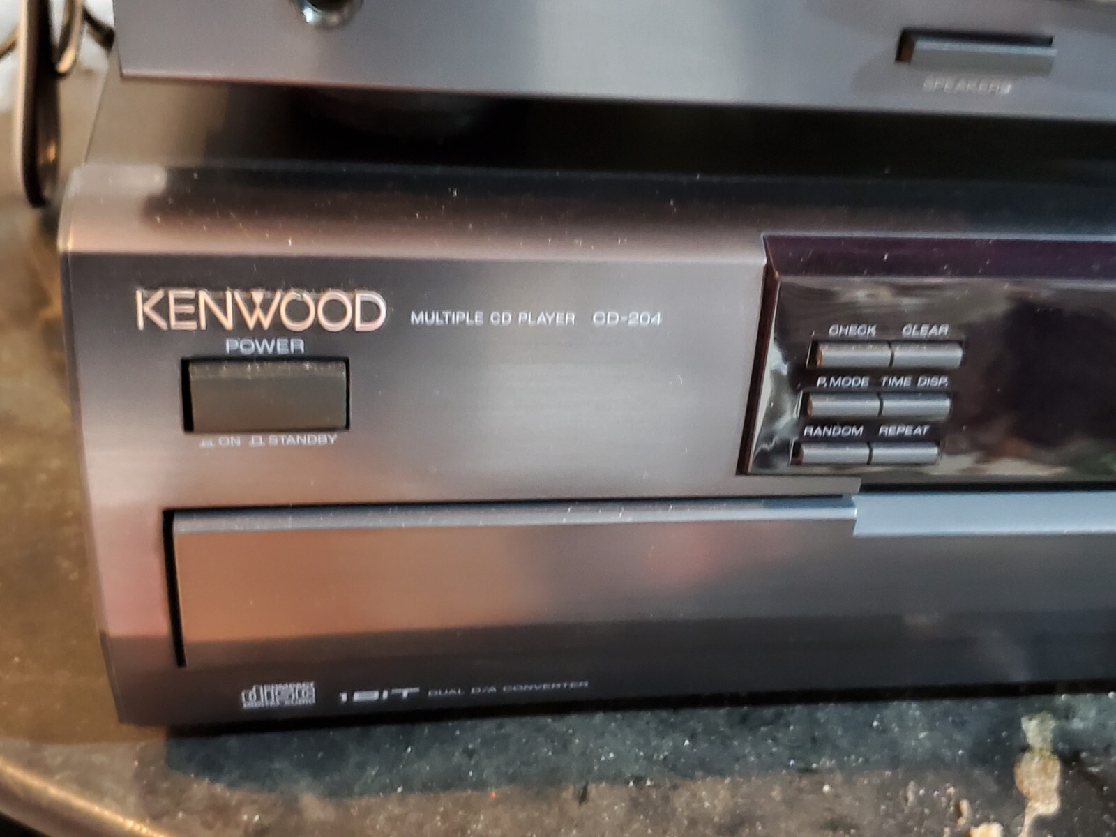 Kenwood CD-204 5 Disc Multiple CD Player Changer Tested & Working | eBay