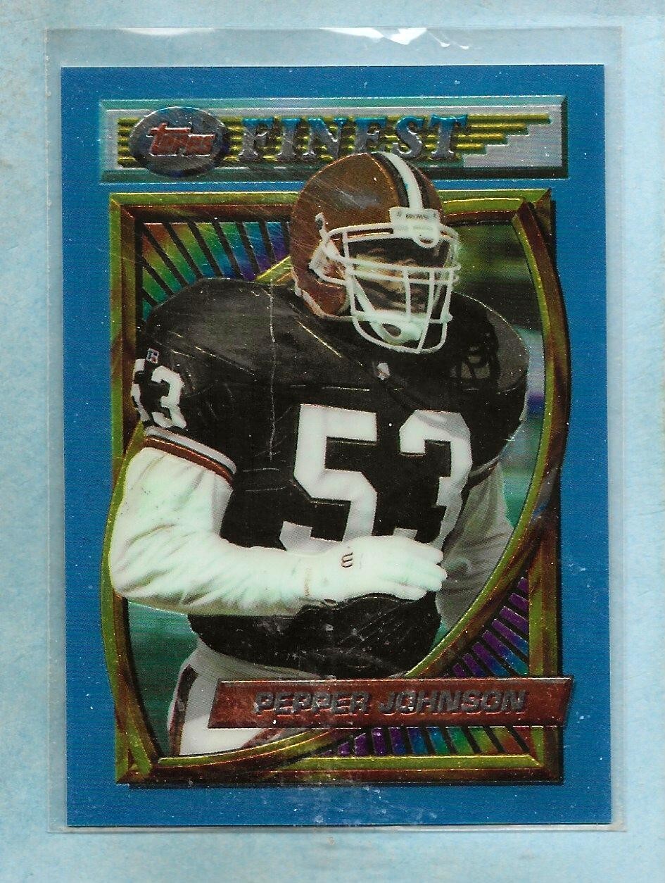 PEPPER JOHNSON - 1994 Topps Finest - #61 - Browns - Comb. Shipping | eBay