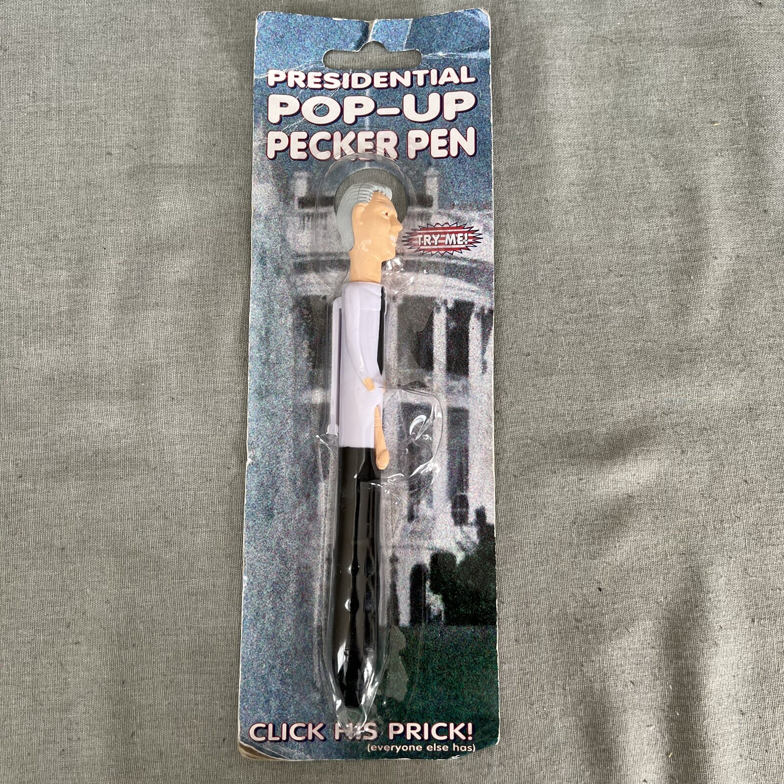 Presidential Pop Up Pecker Pen Bill Clinton Novelty Rare NIB NSFW Y2K ...