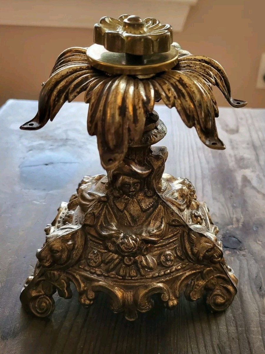 Painted Metal Lamp Bases