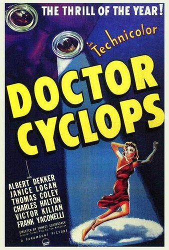 DOCTOR CYCLOPS Movie POSTER 27x40 Albert Dekker Thomas Coley Janice ...