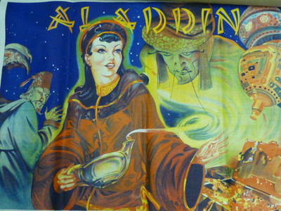 Vintage "Aladdin" Play Poster By Taylors Printers. Wombwell, Yorks. | eBay