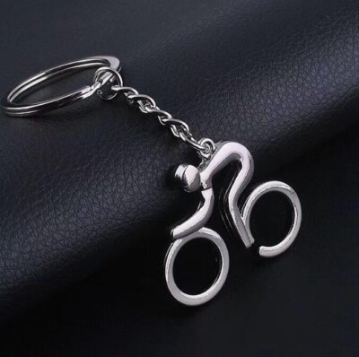 2pcs Bicycle Bike Shaped Metal Keychain Keyrings | eBay