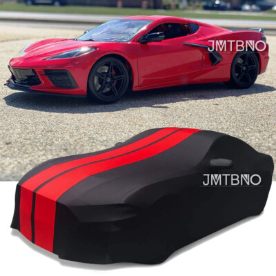 For Chevrolet Corvette C8 Indoor Sun UV Dust Proof Soft Stain Stretch ...