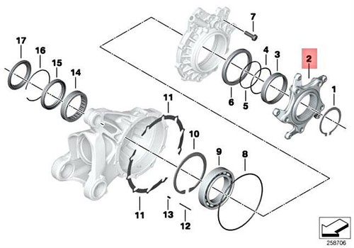Genuine BMW K21 K22 K23 K25 K26 K27 K28 K29 K32 K33 K40 K43 Flange ...