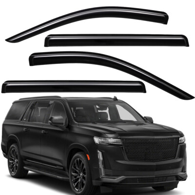 For 2021-2025 Chevy Suburban GMC Yukon XL Rain Guard Window Visor Vent ...