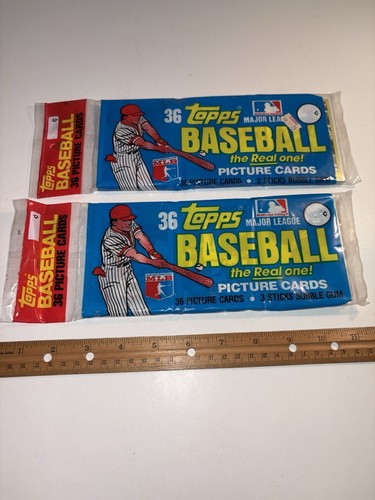 1981 Topps Baseball Unopened Grocery Supermarket Packs. 2 Packs. Garvey ...