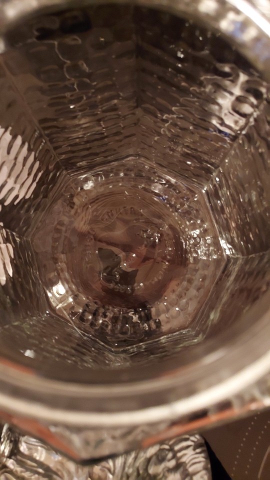 ARTHUR COURT Rooster Thumbprint Dimple Glass Canister Cookie Jar ...