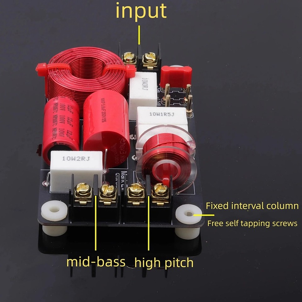 Frequency Divider High Mid and Low Frequencies for Hi-Fi Bookshelf ...