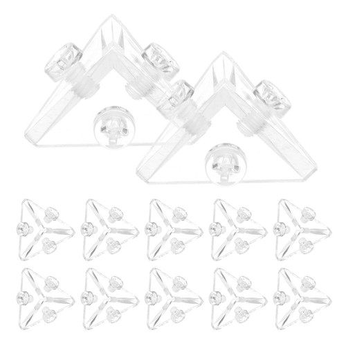 12 Pcs Cabinet Corner Connector Acrylic Display Case Connectors ...