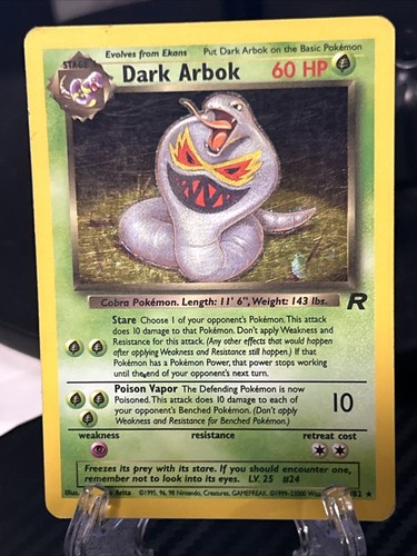 Dark Arbok 2/82 Team Rocket Holo | eBay