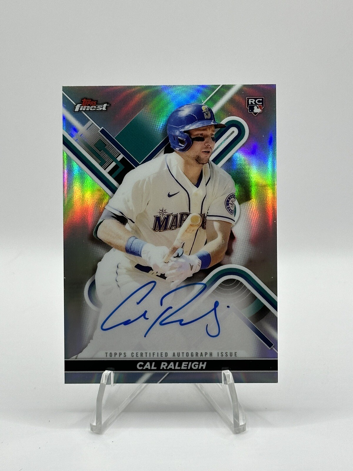 2022 Topps Finest - Finest Autographs #FA-CR Cal Raleigh (AU, RC) for ...