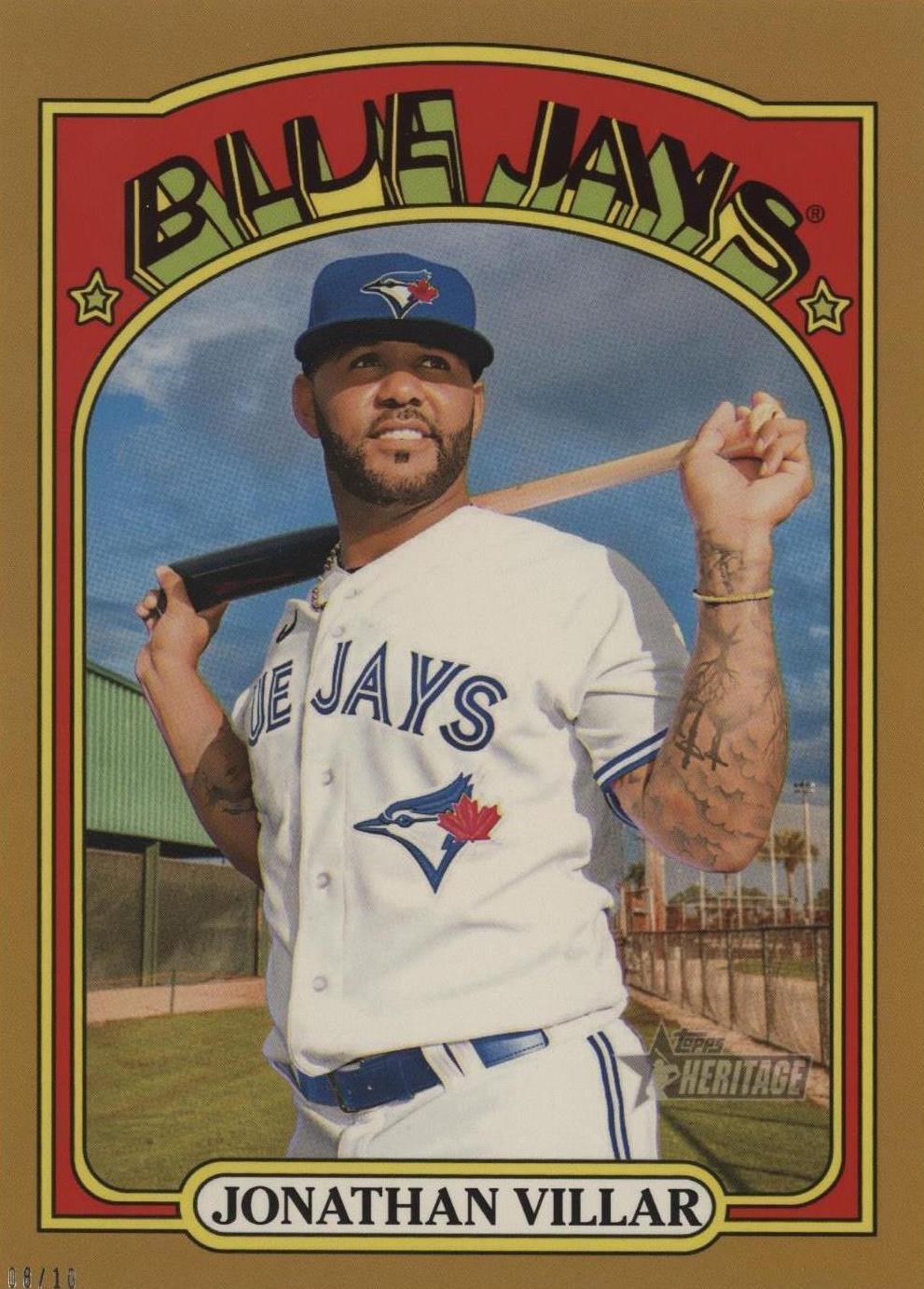2021 Topps Heritage - High Number SP Jonathan Villar #434 5x7 Jumbo ...