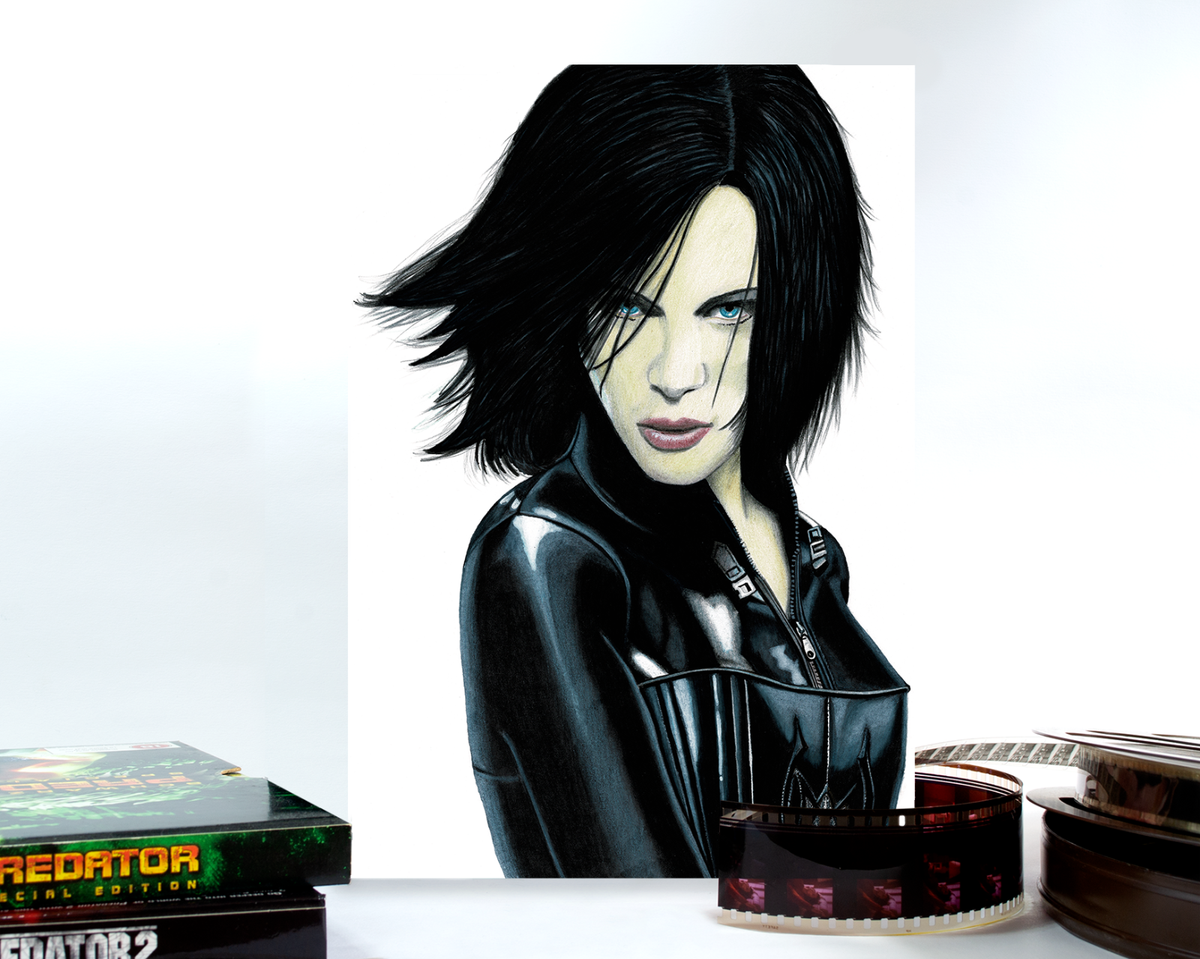 Underworld Kate Beckinsale Drawing Movie Underworld Selene Kate