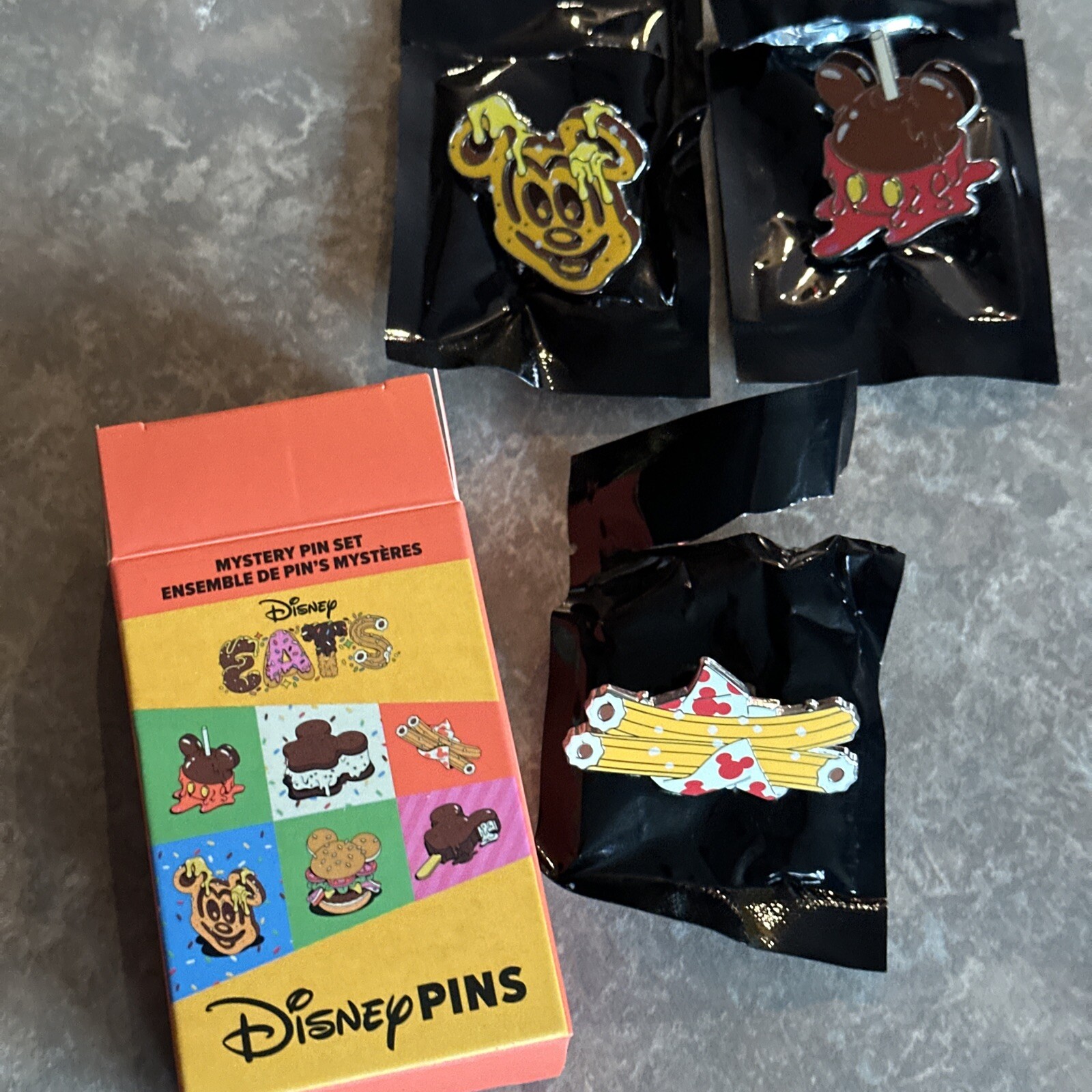 Disney Eats Mystery Pin 2024 - Sold Out - 3 Pins And 1 Box | eBay