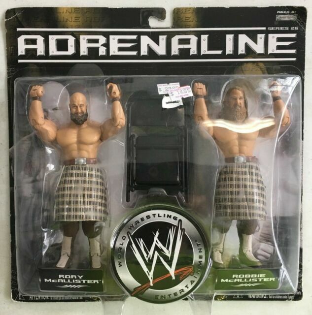 WWE WWF Adrenaline 26 The Highlanders Rory and Robbie McAllister 2 Pack ...