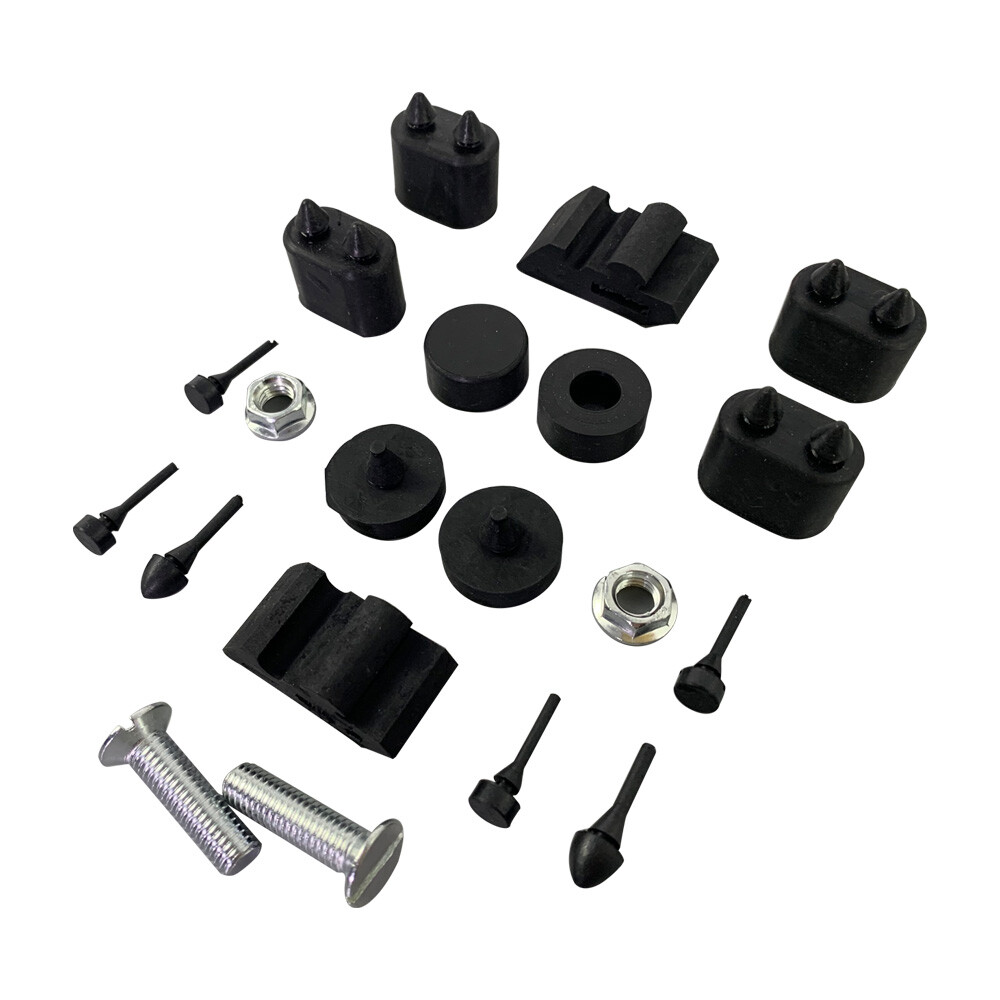Rubber Stopper Kit & Hood Adjusters stoppers bumpers For 67-79 Camaro ...