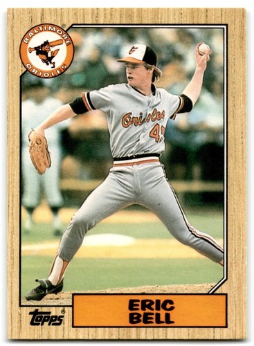 1987 Topps Traded Eric Bell Baltimore Orioles #3T | eBay