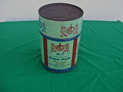 OLD AL-7 SMOKELESS SHOTGUN POWDER CONTAINER ALCAN COMPANY USA. | eBay