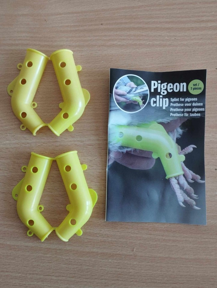 Prosthesis weterinary leg brace for pigeons and other birds pigeon clip ...