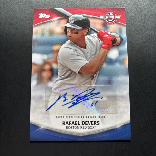 2018 Topps Opening Day Rafael Devers Rookie Auto Autograph #ODA-RD | eBay