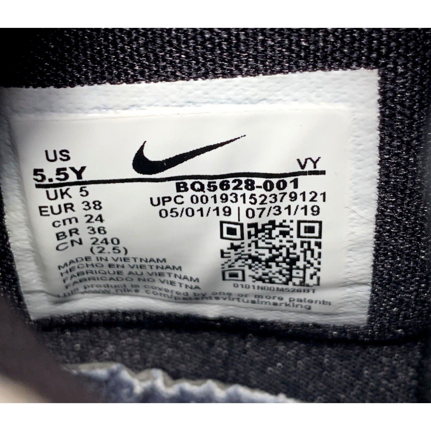 Nike Future Court 2 Basketball Shoes Black/White bq5628-002 Size 5.5Y ...