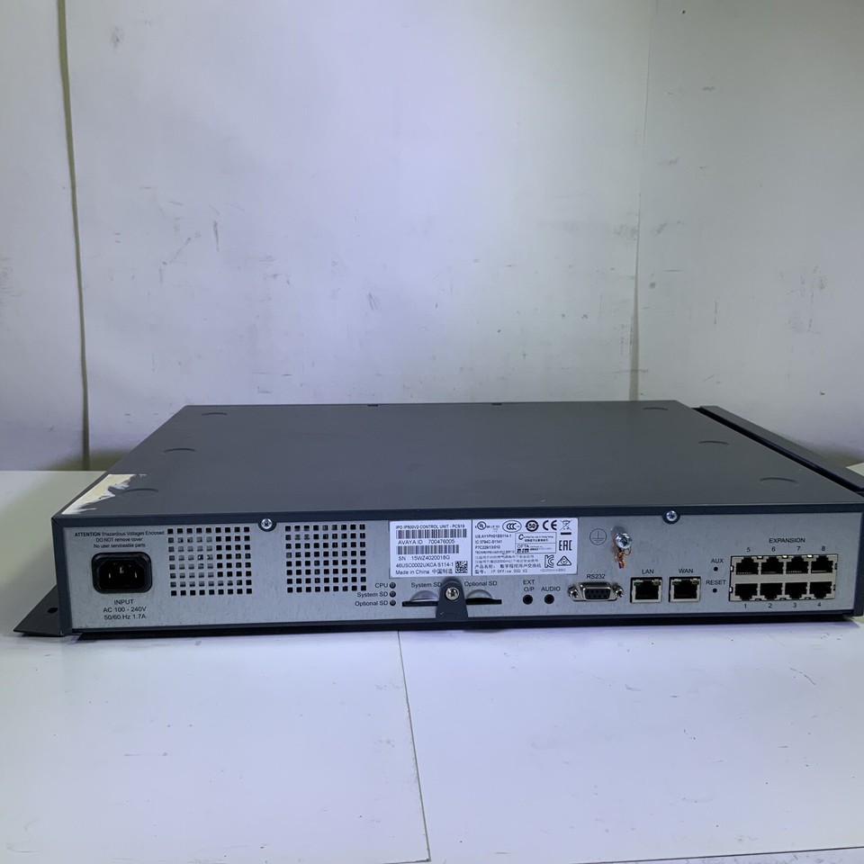 AVAYA IP office 500v2 Control Unit IPO 700476005- JJ X2B | eBay